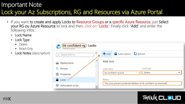 [Azure Governance] Lesson 2 : Azure Locks | PDF | Cloud Computing ...