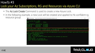 [Azure Governance] Lesson 2 : Azure Locks | PDF