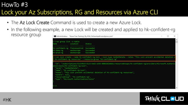 [Azure Governance] Lesson 2 : Azure Locks | PDF | Cloud Computing ...