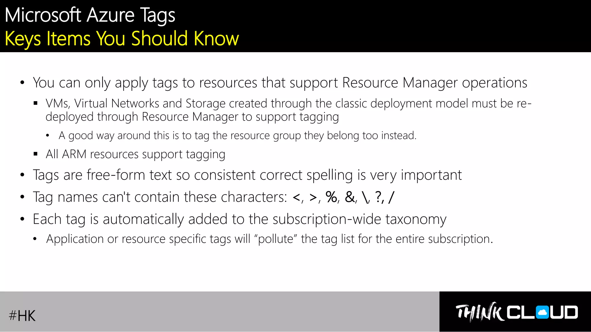 [Azure Governance] Lesson 3 : Azure Tags | PDF