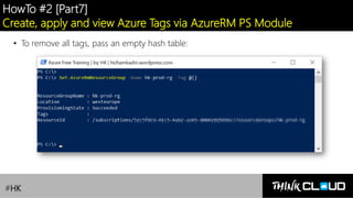 [Azure Governance] Lesson 3 : Azure Tags | PDF