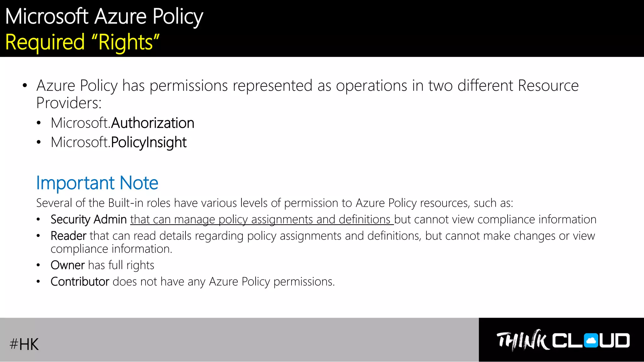 [Azure Governance] Lesson 4 : Azure Policy | PDF