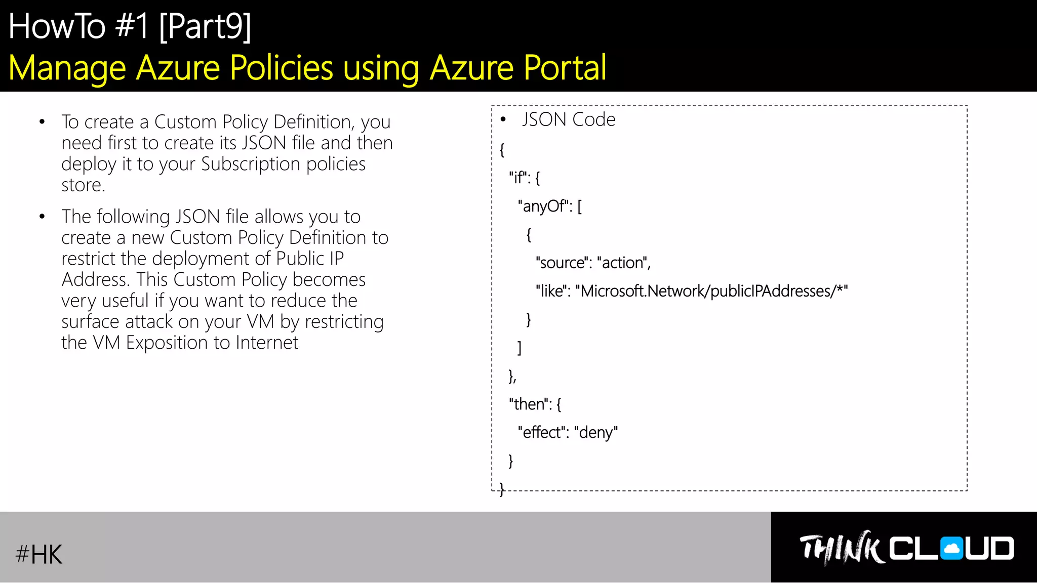 [Azure Governance] Lesson 4 : Azure Policy | PDF