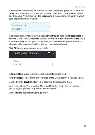 Azure hands on lab | PDF