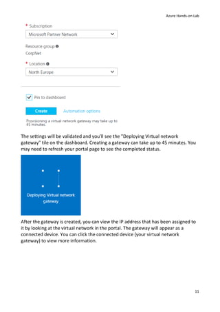 Azure hands on lab | PDF