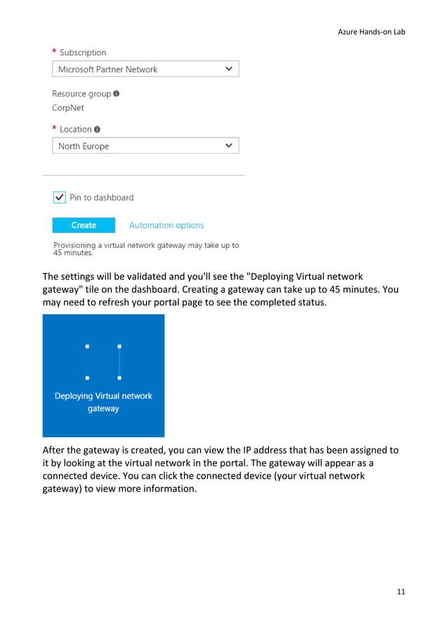 Azure hands on lab | PDF