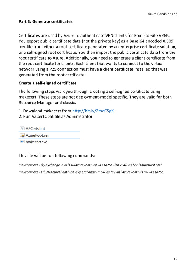 Azure hands on lab | PDF