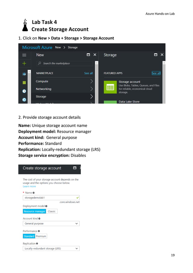 Azure hands on lab | PDF