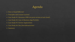 Azure IaaS-PaaS Migrations - Lessons Learned | PPTX