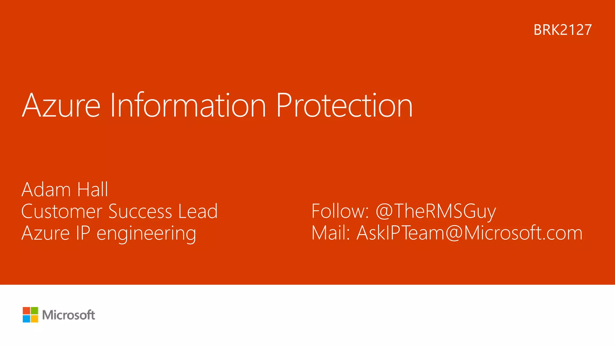 Azure information protection | PPTX