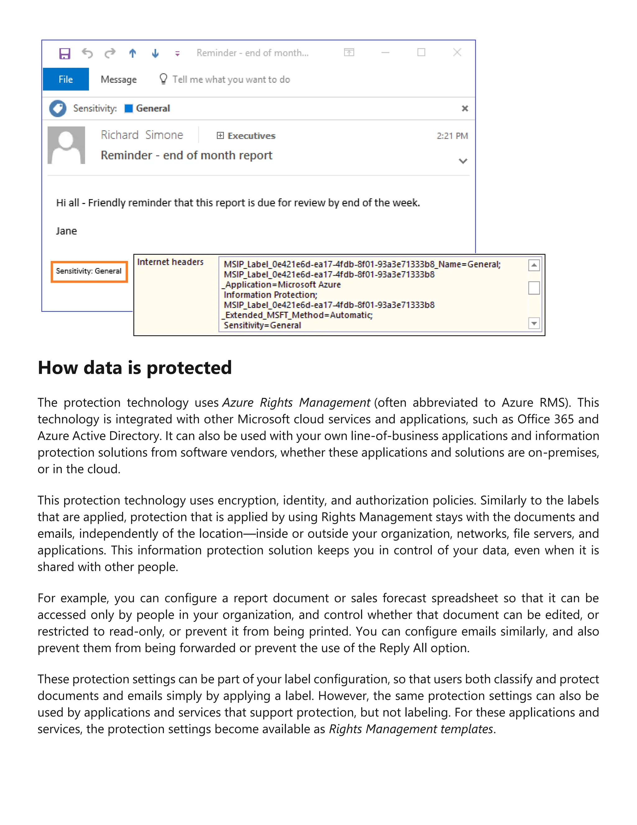 Azure Information Protection for Data Protection with Microsoft AIP tool | PDF