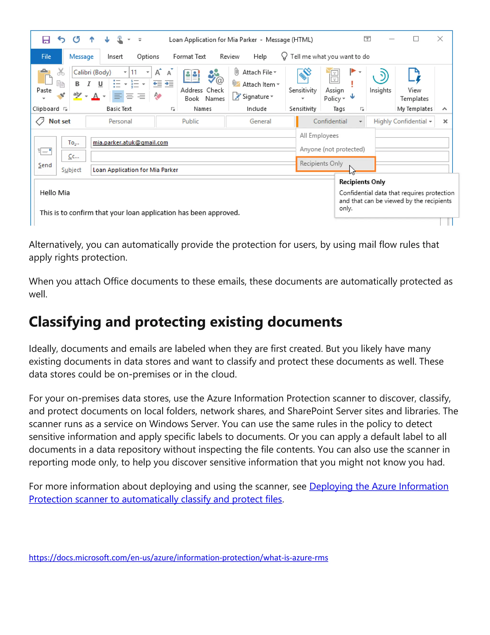Azure Information Protection for Data Protection with Microsoft AIP ...