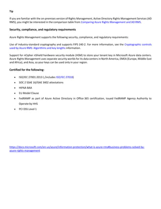 Azure Information Protection for Data Protection with Microsoft AIP ...