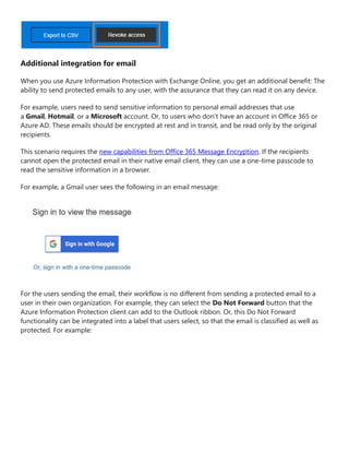 Azure Information Protection for Data Protection with Microsoft AIP ...