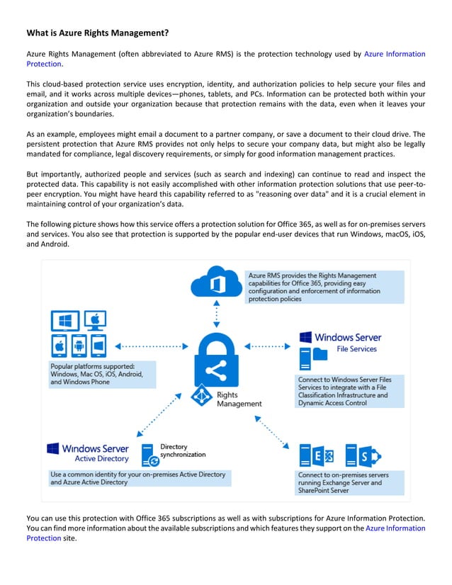 Azure Information Protection For Data Protection With Microsoft Aip