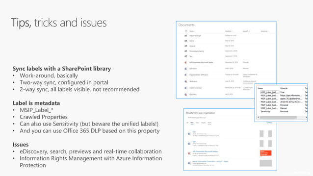 Azure information protection and SharePoint | PPT