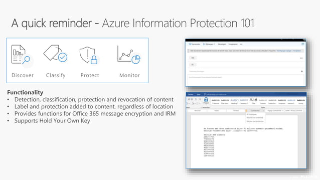 Azure information protection and SharePoint | PPT
