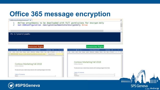 SPS Geneva - Azure information protection | PPT