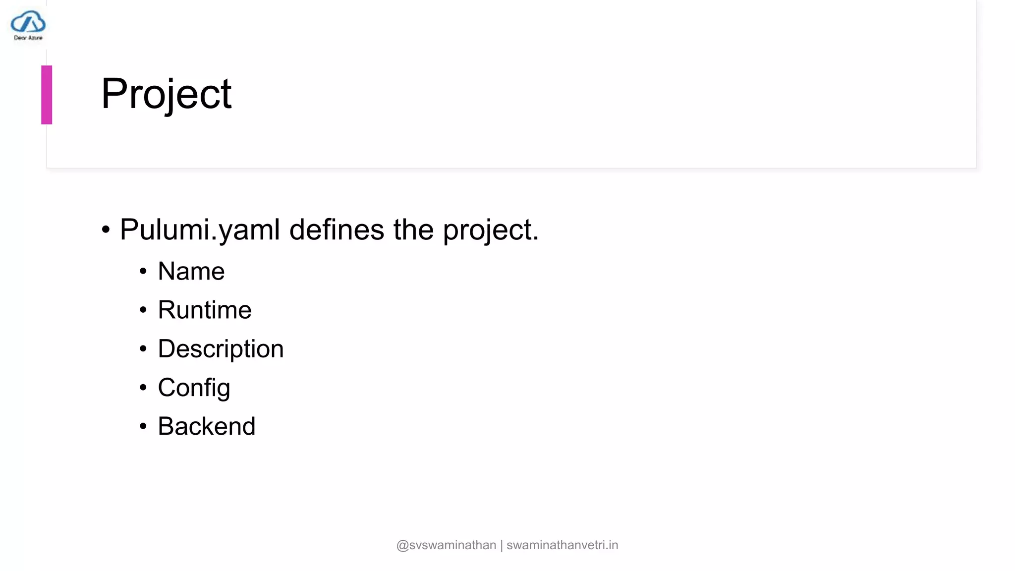 Azure infra automation using pulumi | PPT