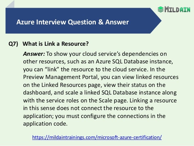 Azure Interview Question & Answers for 2019