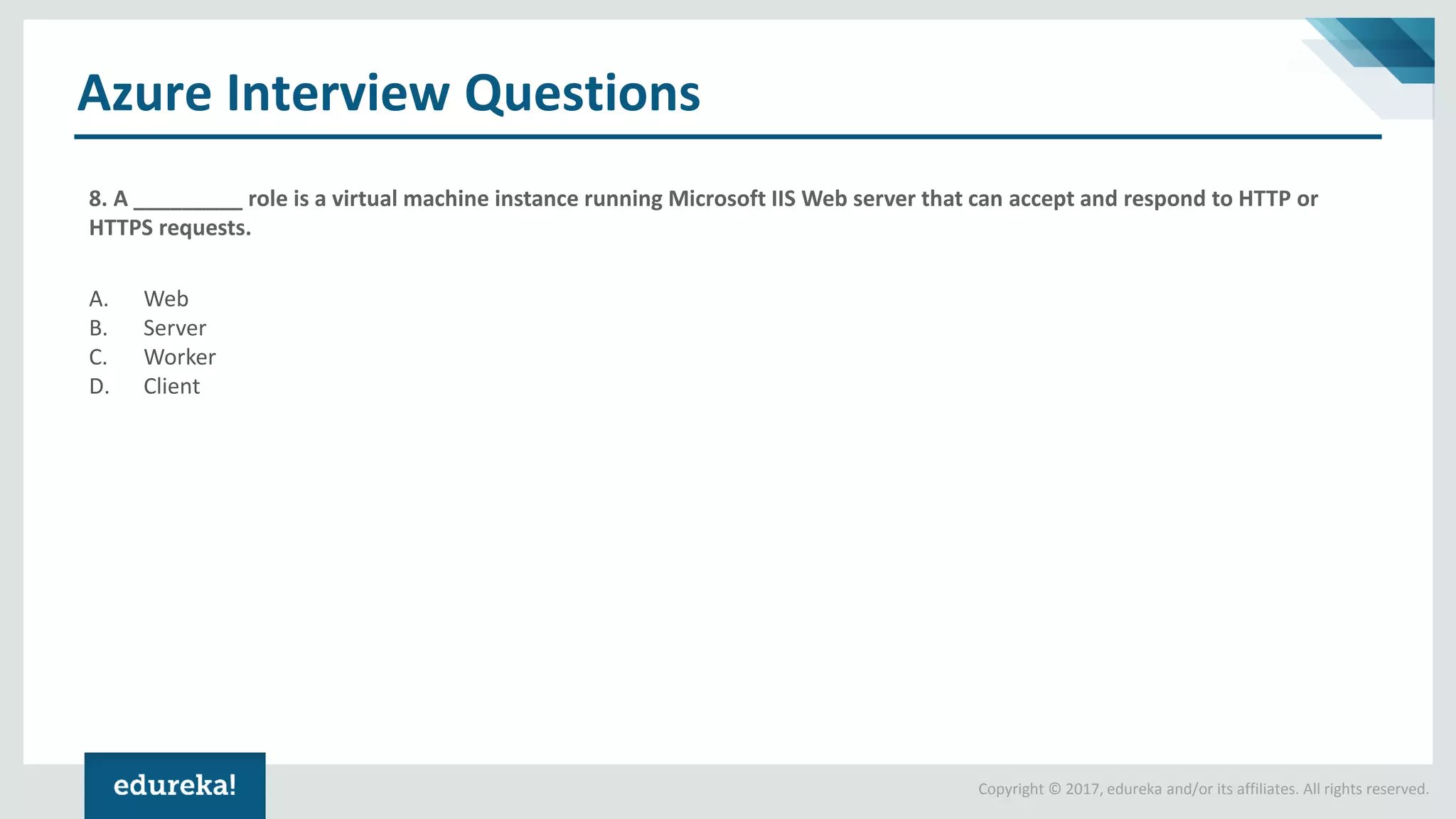 Azure Interview Questions And Answers | Azure Tutorial For Beginners | Azure Training | Edureka ...