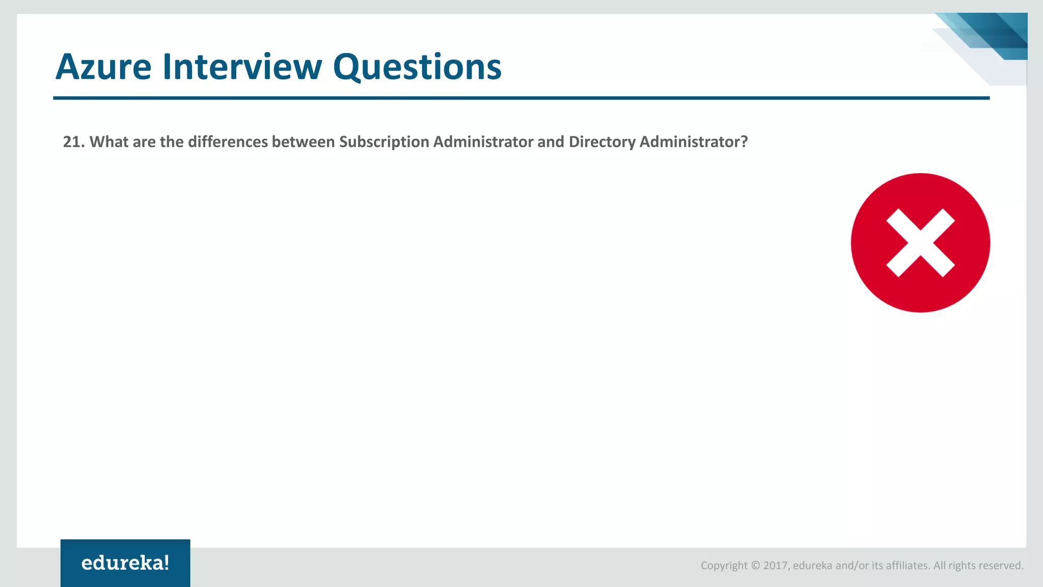 Azure Interview Questions And Answers | Azure Tutorial For Beginners ...