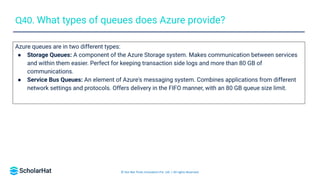 Azure Interview Questions and Answers PDF By ScholarHat | PDF