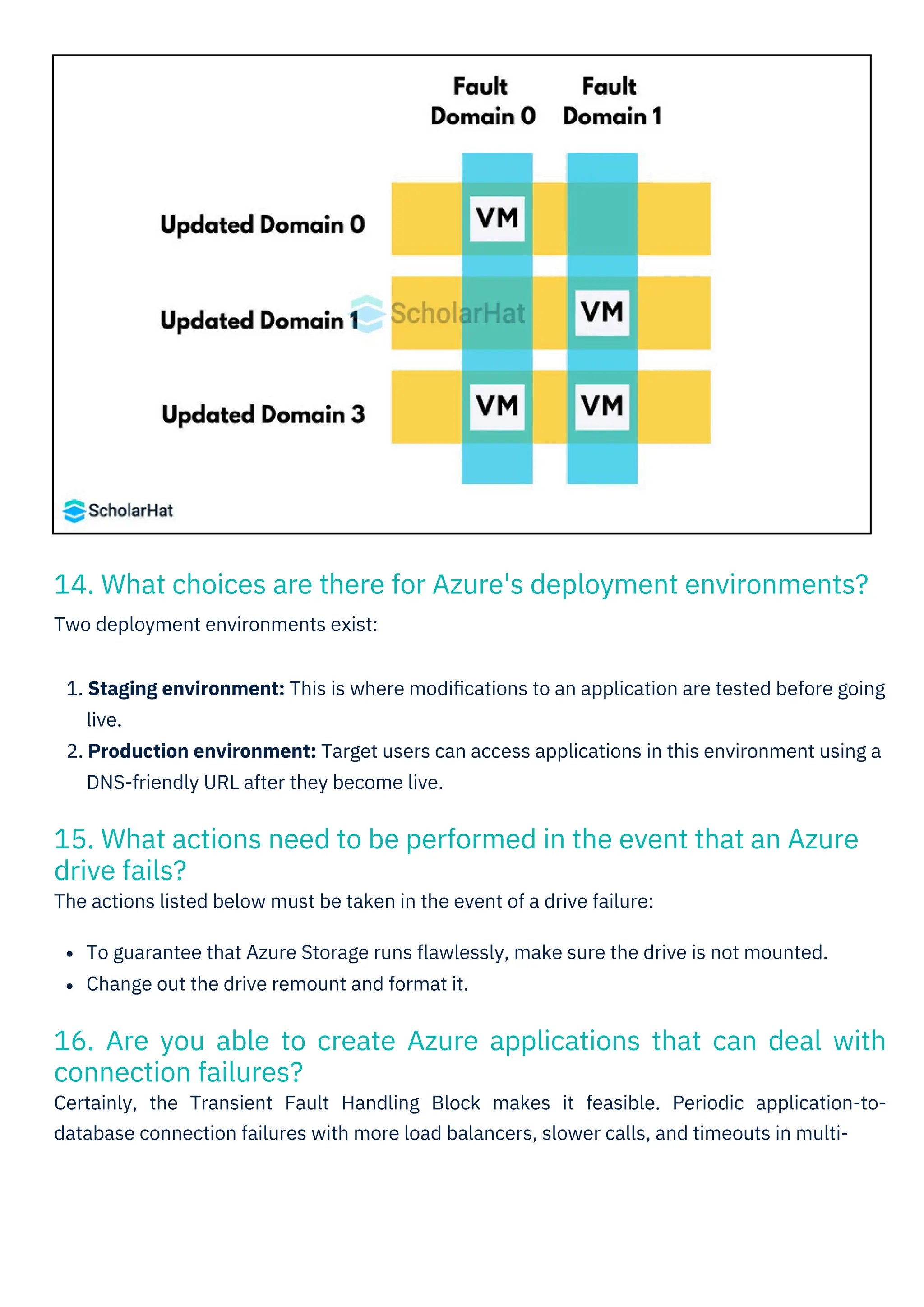 Azure Interview Questions and Answers PDF By ScholarHat | PDF