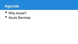 Azure Introduction | PPT