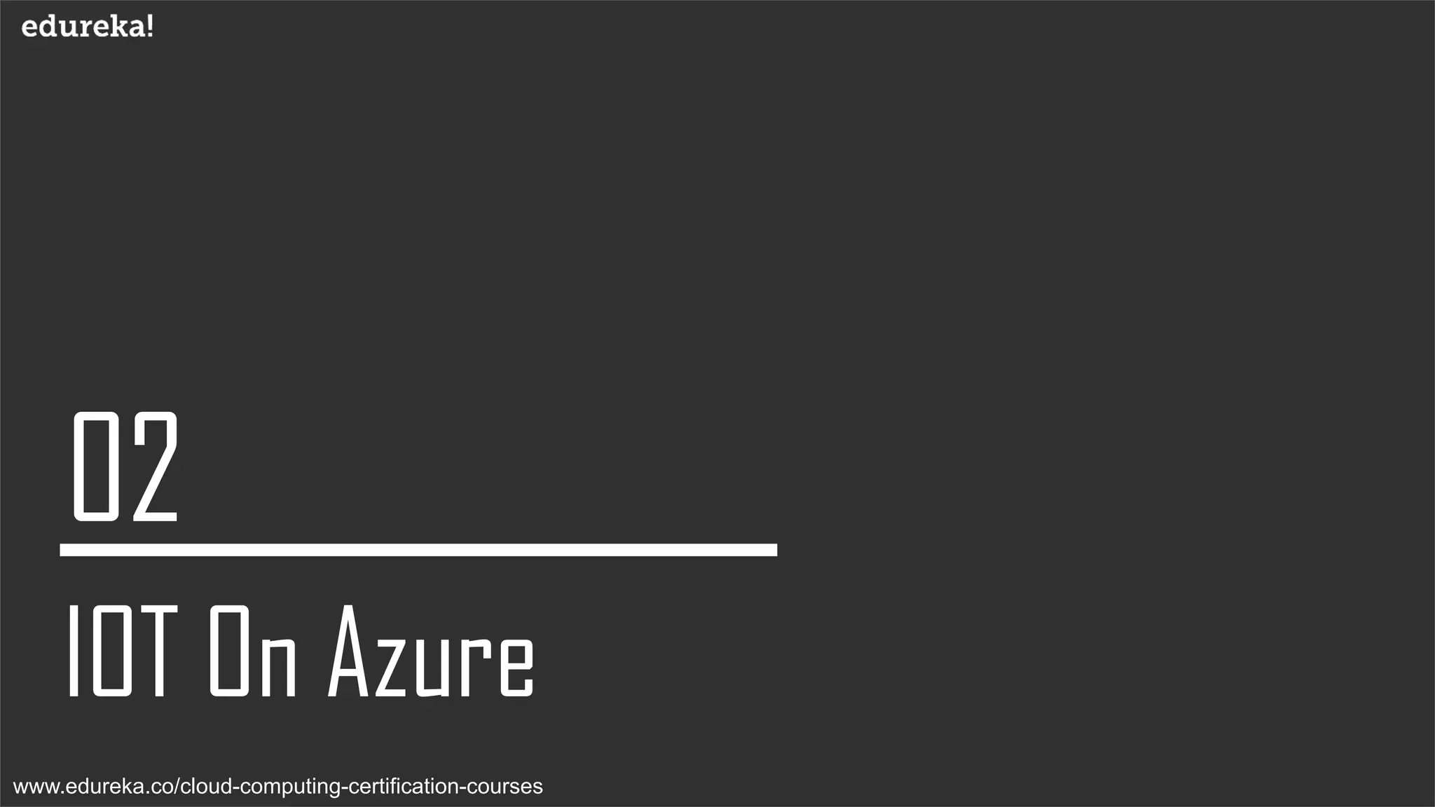 What is Azure IoT? Edureka | PPT