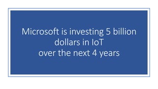 Azure iot edge and AI enabling the intelligent edge | PPTX