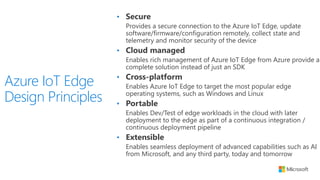 IOT Edge within th eAzure IOT Framework | PDF