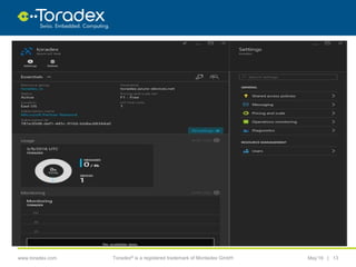 Azure IoT Hub on a Toradex Colibri VF61 – Part 1 - Sending data to the cloud | PPT