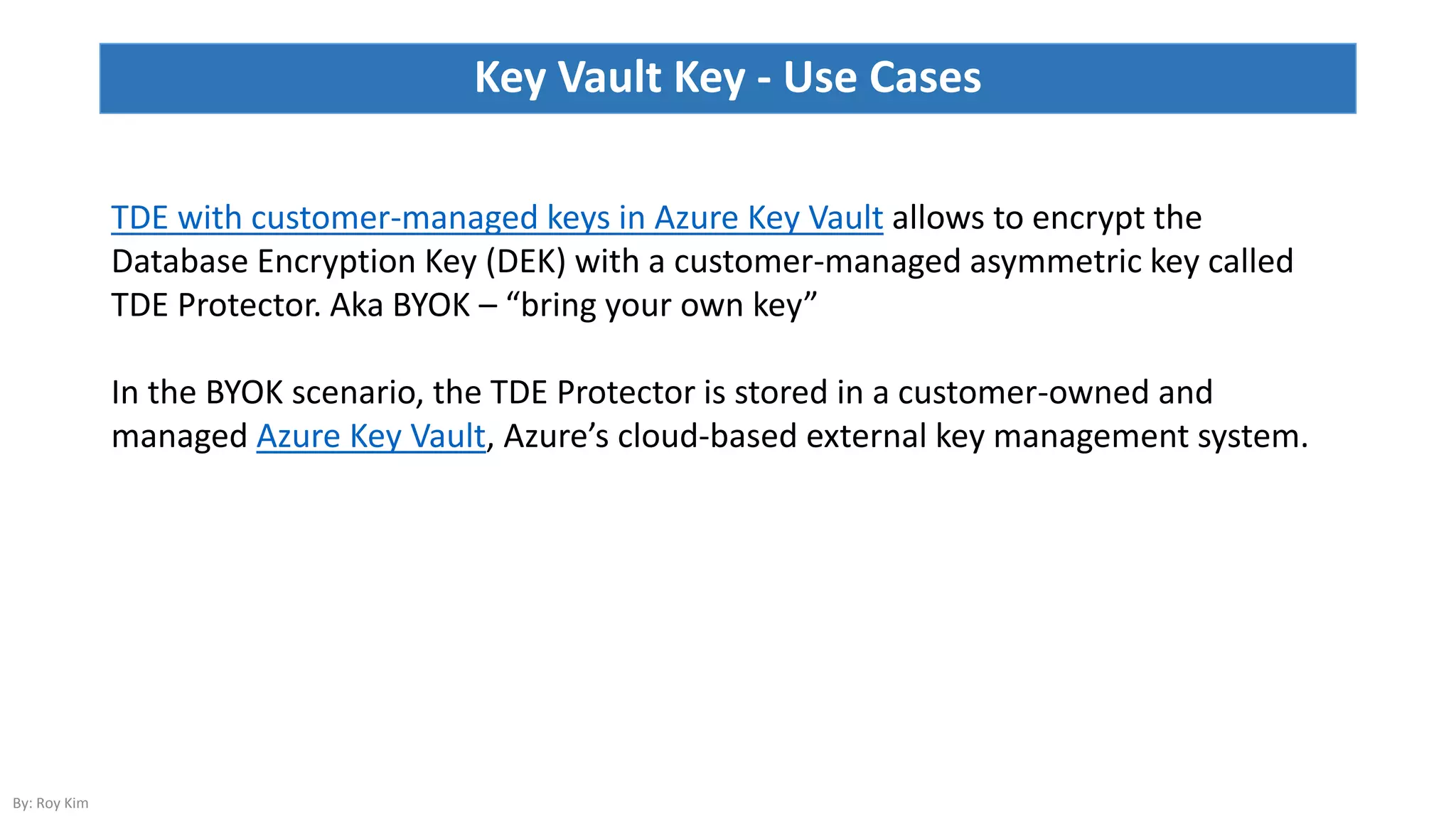 Azure Key Vault with a PaaS Architecture and ARM Template Deployment | PPTX