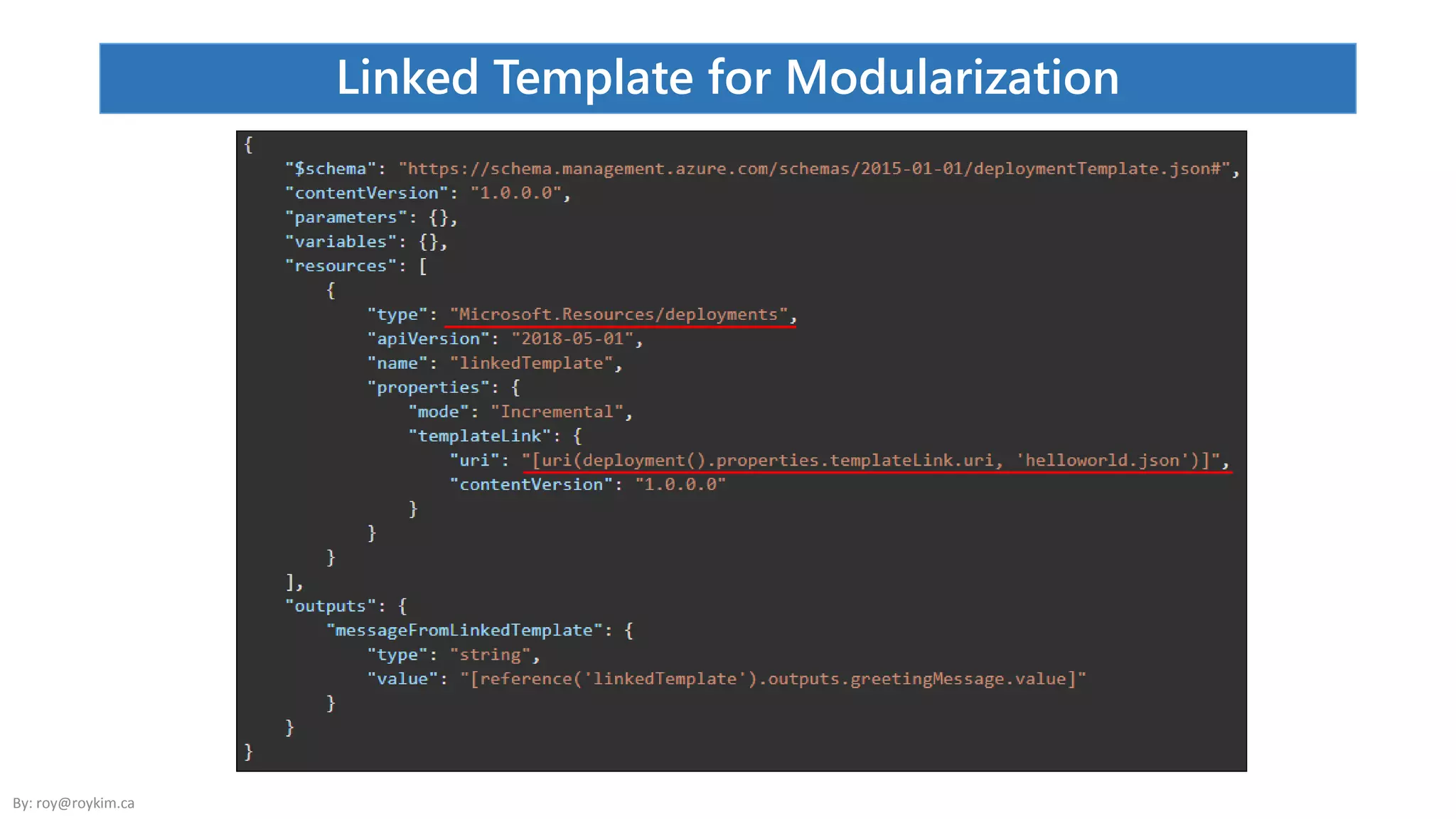 Azure Key Vault with a PaaS Architecture and ARM Template Deployment | PPTX