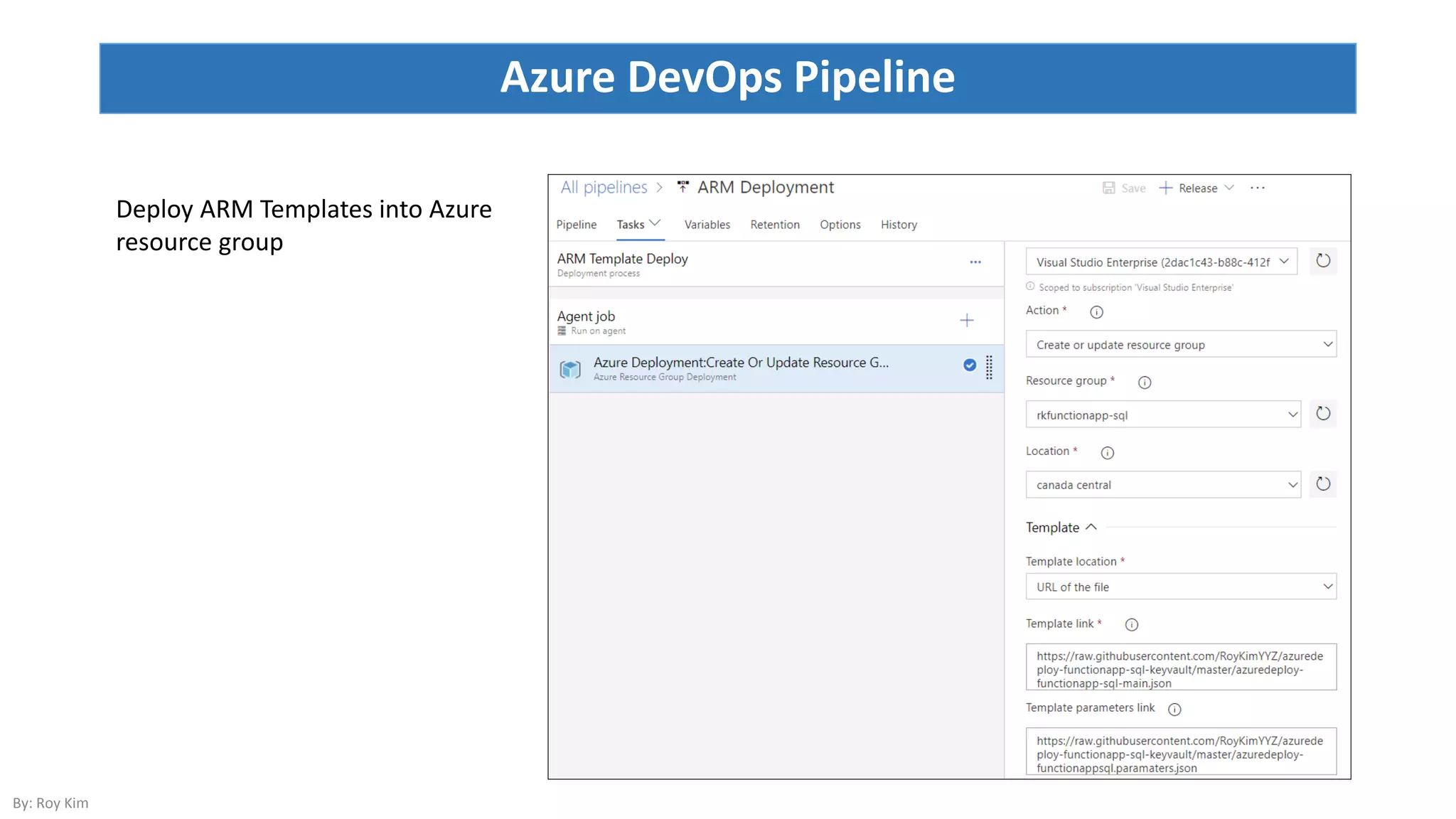 Azure Key Vault with a PaaS Architecture and ARM Template Deployment | PPTX