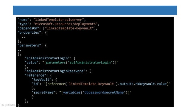 Azure Key Vault with a PaaS Architecture and ARM Template Deployment | PPT