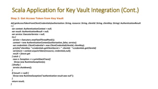 Azure Key Vault Integration in Scala | PPTX