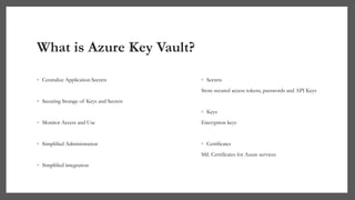 Azure Key Vault | PPTX