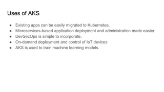 Azure kubernetes service | PPTX