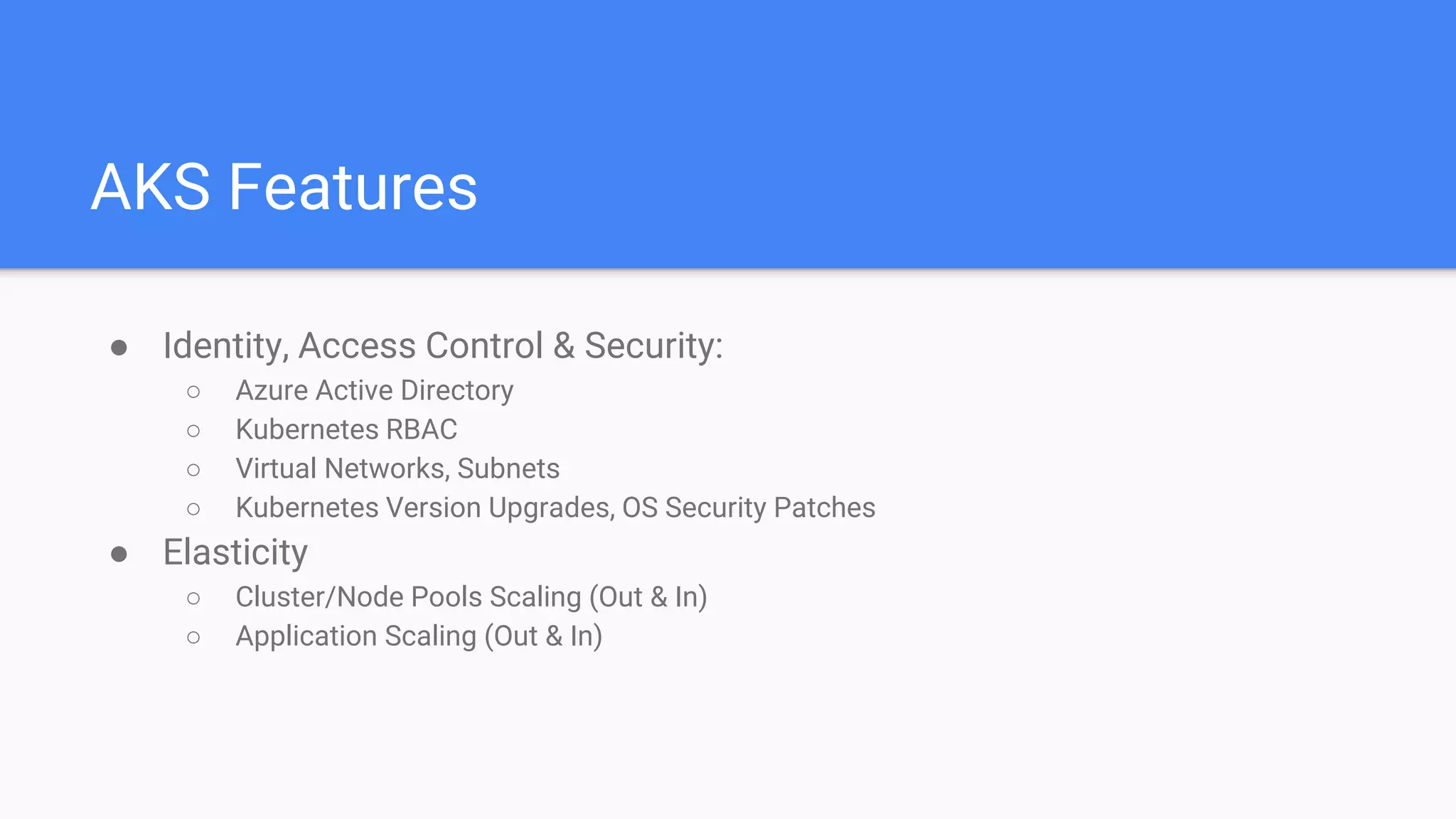 Azure kubernetes service (aks) | PPTX