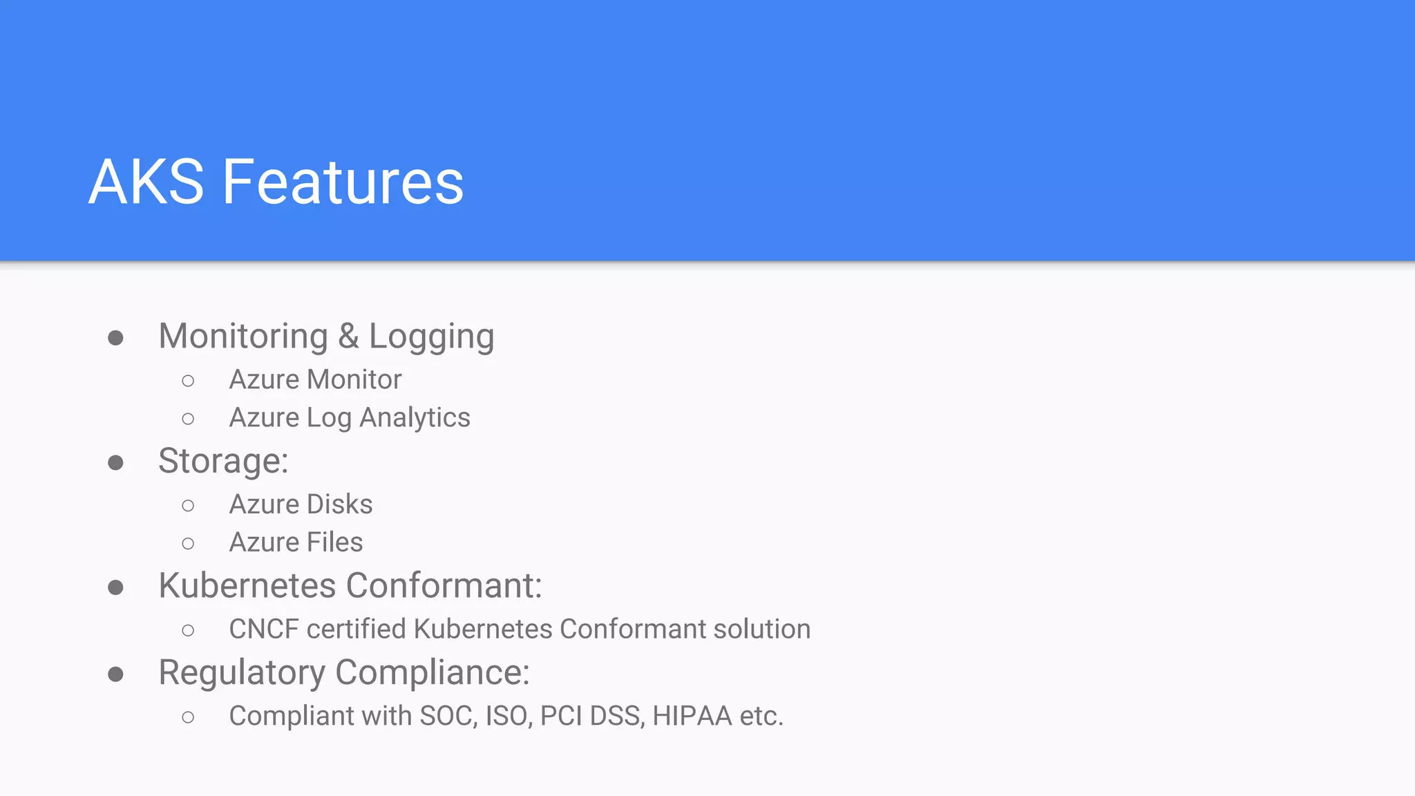 Azure kubernetes service (aks) | PPTX