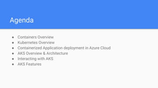 Azure kubernetes service (aks) | PPTX