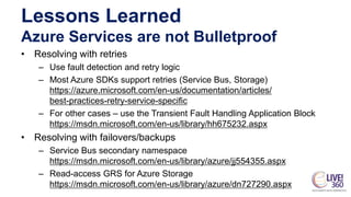 Migrating Customers to Microsoft Azure: Lessons Learned From the Field | PPTX