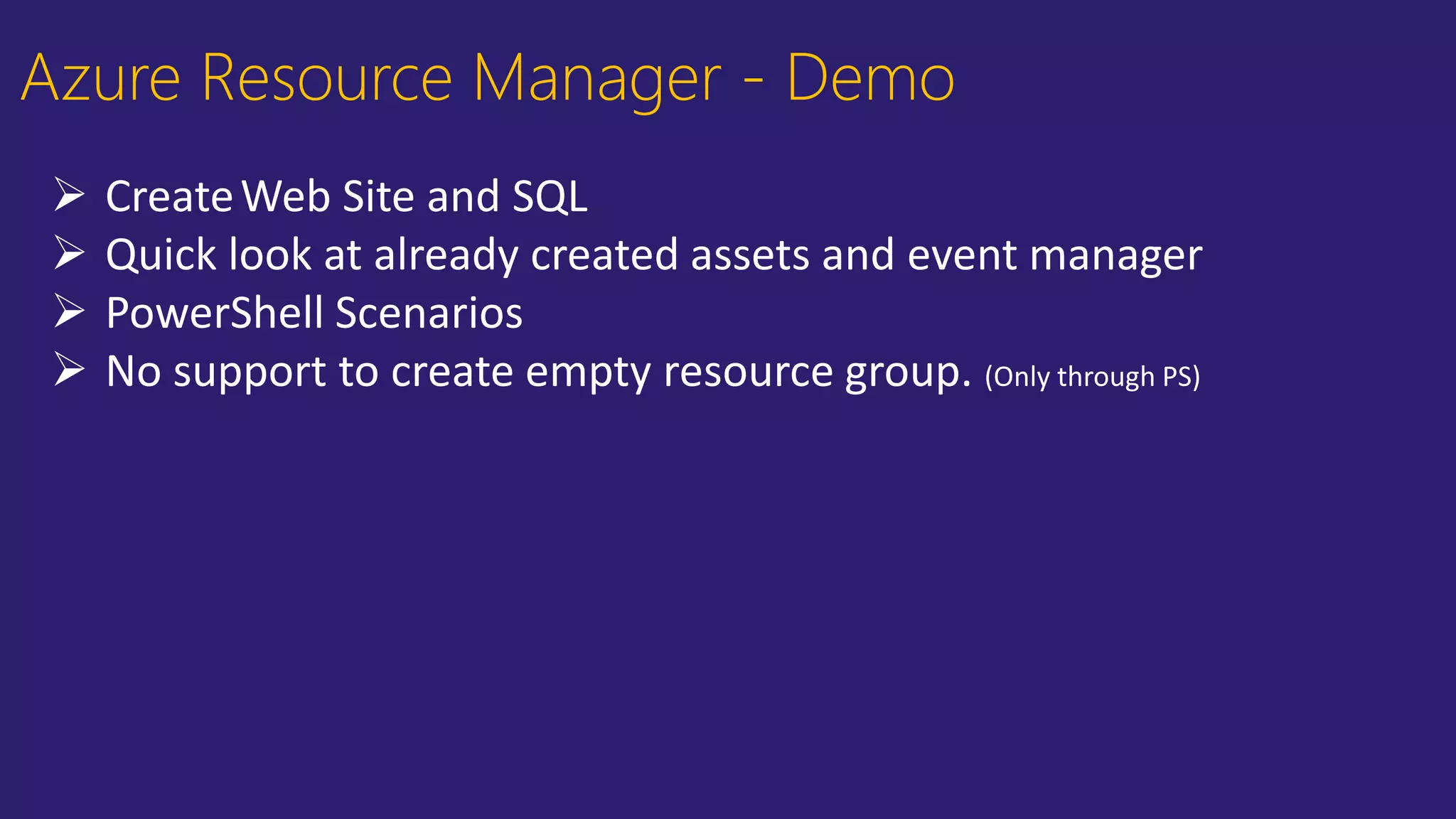 Azure provisioning at your control | PPT