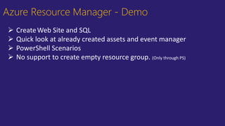 Azure provisioning at your control | PPT