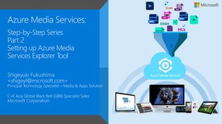 Azure Media Services Step-by-Step Tutorial Docs Series - Part 2 | PPT