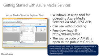 Azure Media Services Step-by-Step Tutorial Docs Series - Part 2 | PPT