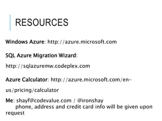 Azure migration | PPT