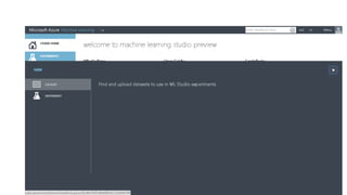 Using Windows Azure Machine Learning as a service with R #rstats | PPT